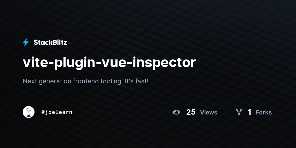 vite-plugin-vue-inspector - StackBlitz vite-plugin-vue-inspector - StackBlitz
