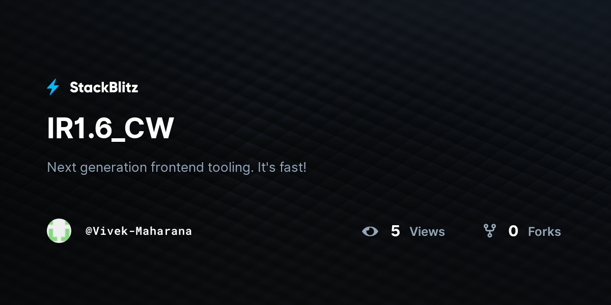 IR1.6_CW - StackBlitz