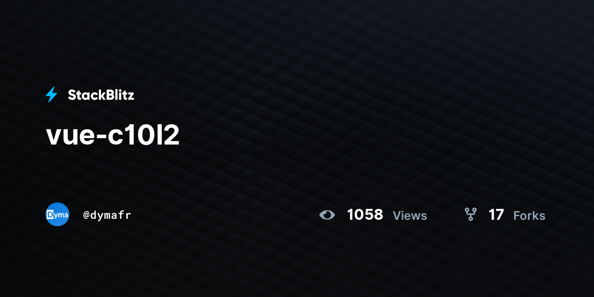 vue-c10l2 - StackBlitz