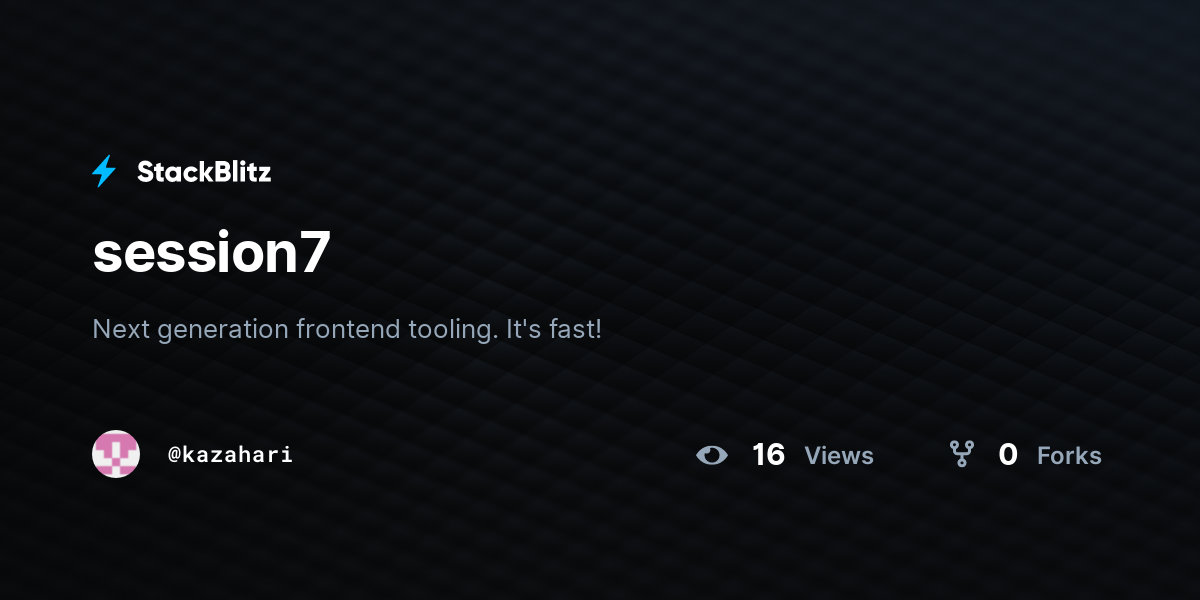 session7 - StackBlitz