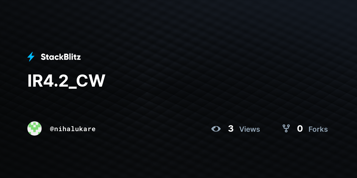 IR4.2_CW - StackBlitz