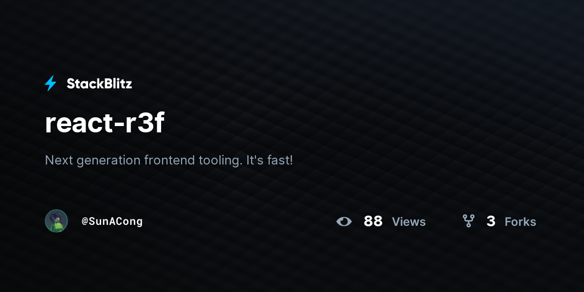 react-r3f - StackBlitz