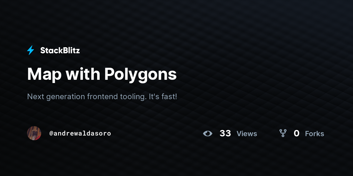 Map with Polygons - StackBlitz