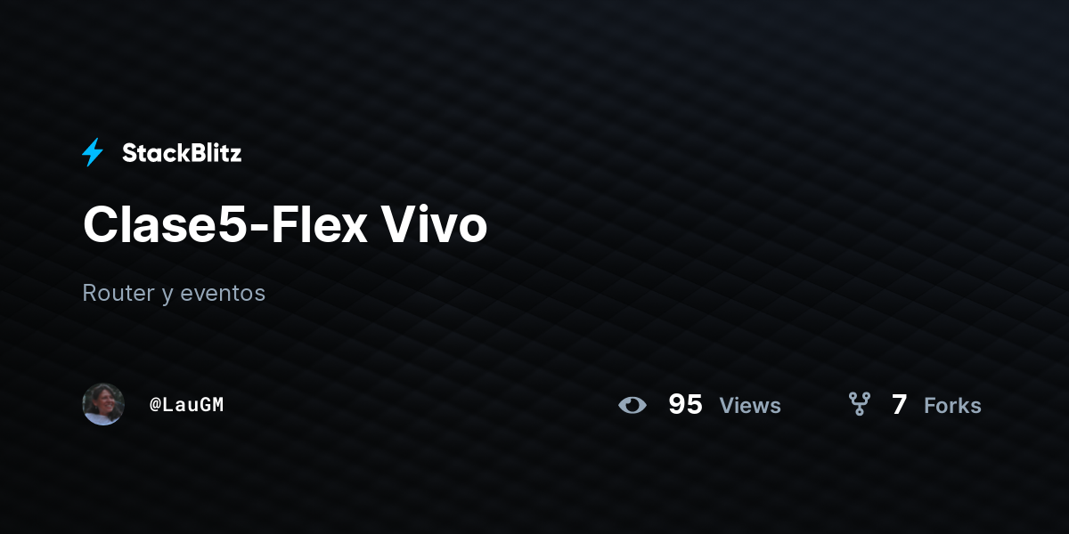 Clase5-Flex Vivo - StackBlitz