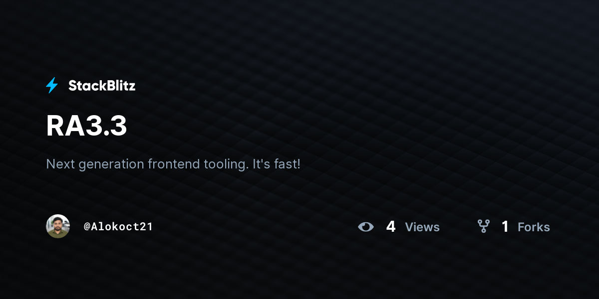 RA3.3 - StackBlitz