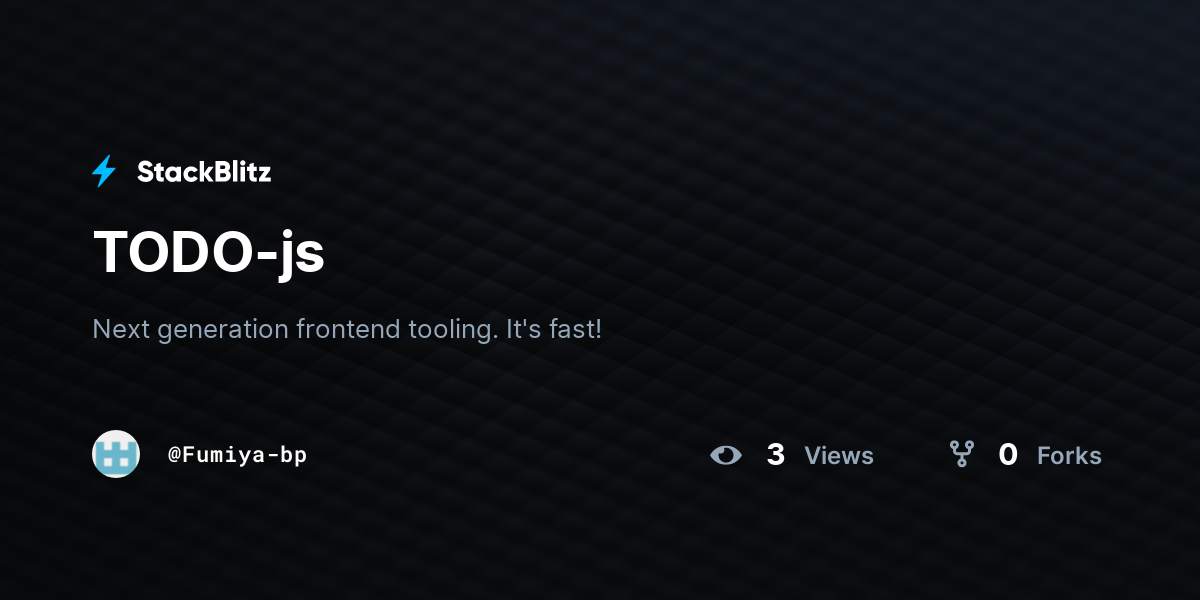 TODO-js - StackBlitz