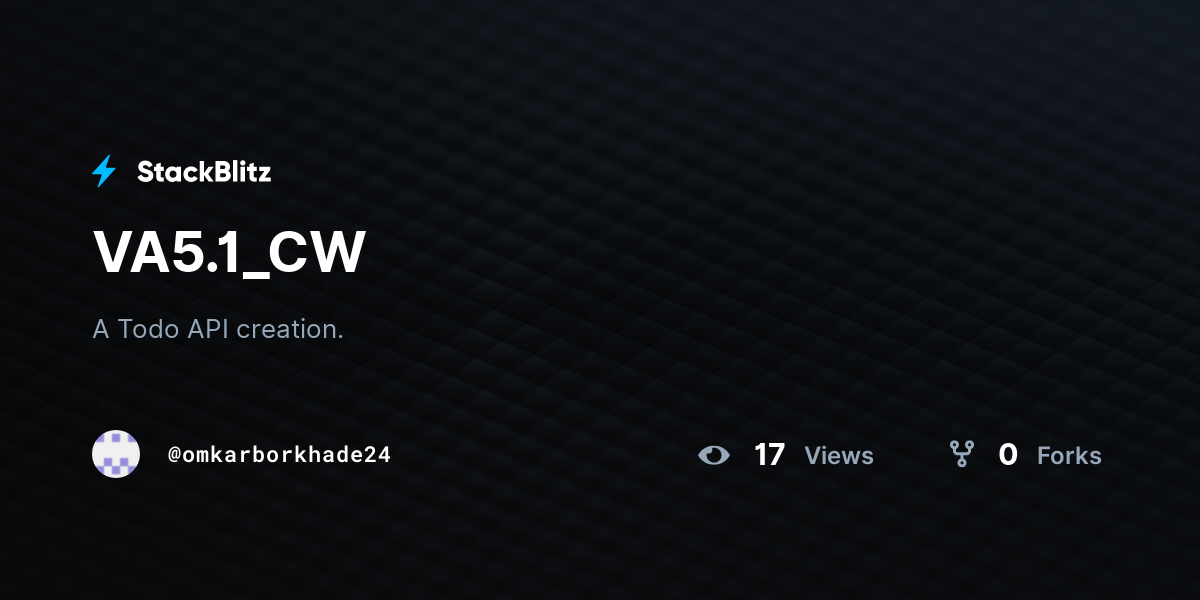 VA5.1_CW - StackBlitz