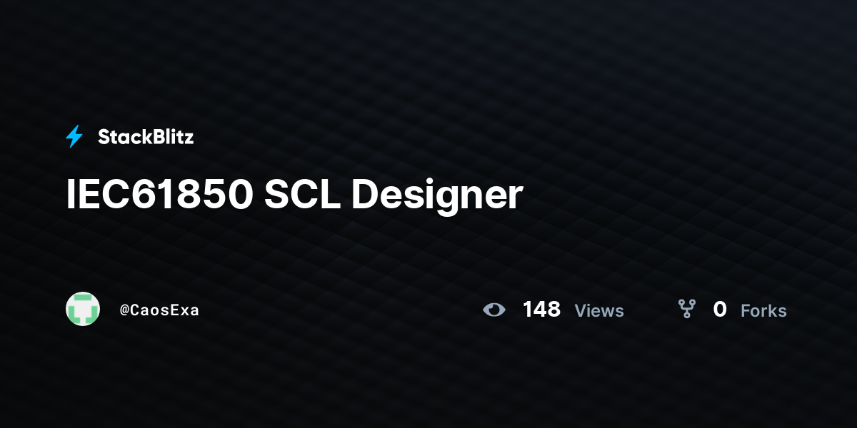 IEC61850 SCL Designer - StackBlitz