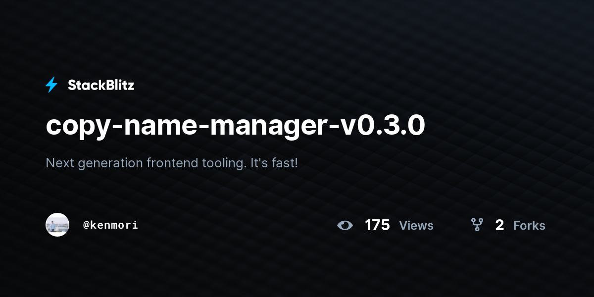 copy-name-manager-v0.3.0 - StackBlitz