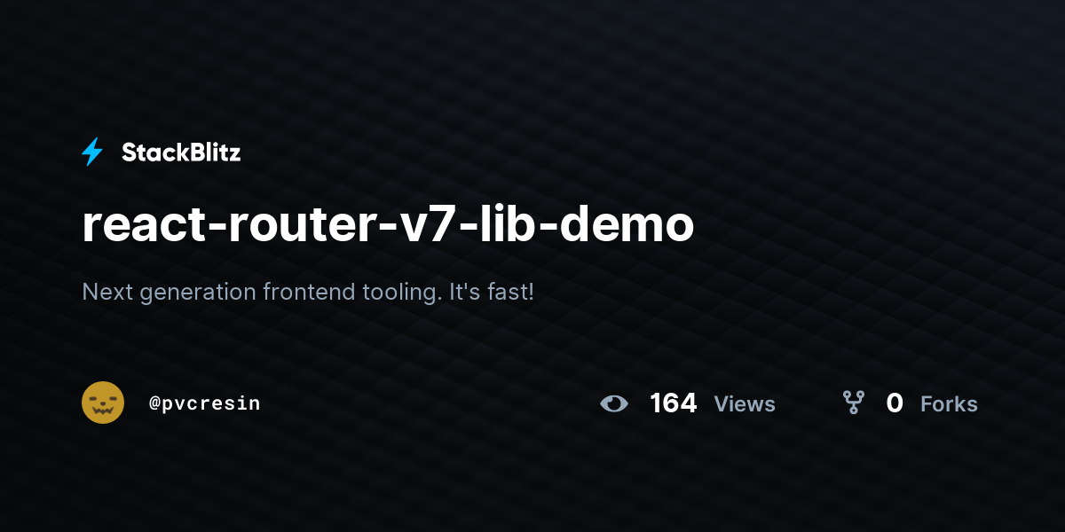 react-router-v7-lib-demo - StackBlitz