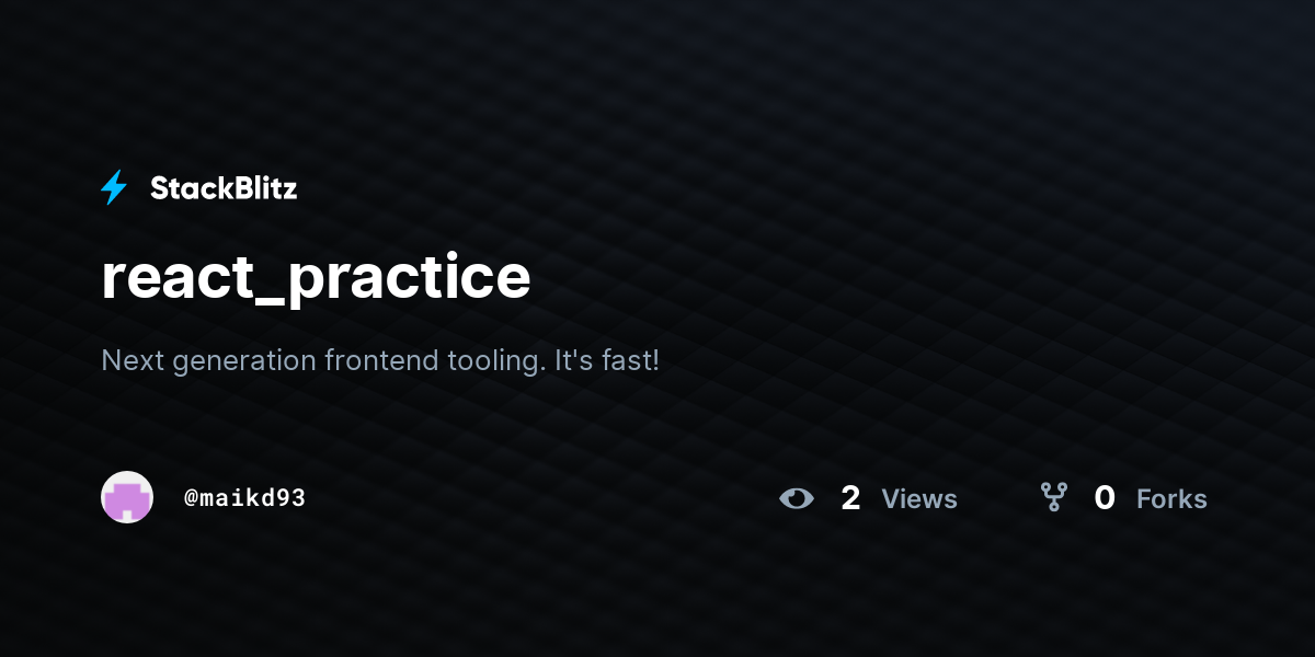 react_practice - StackBlitz