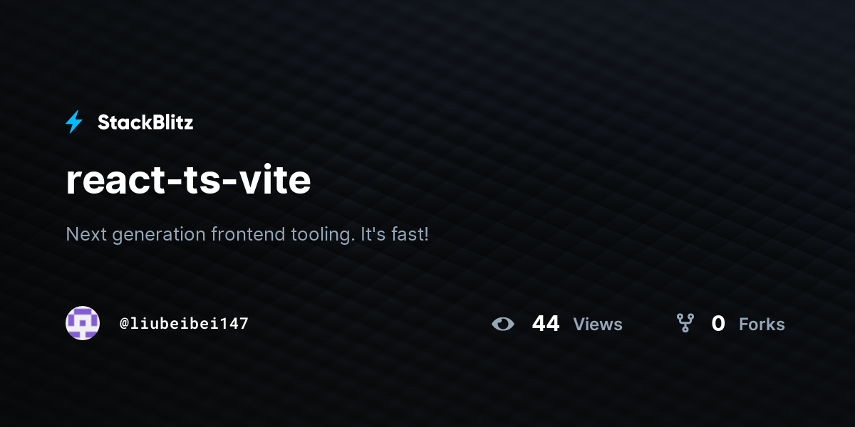 react-ts-vite - StackBlitz