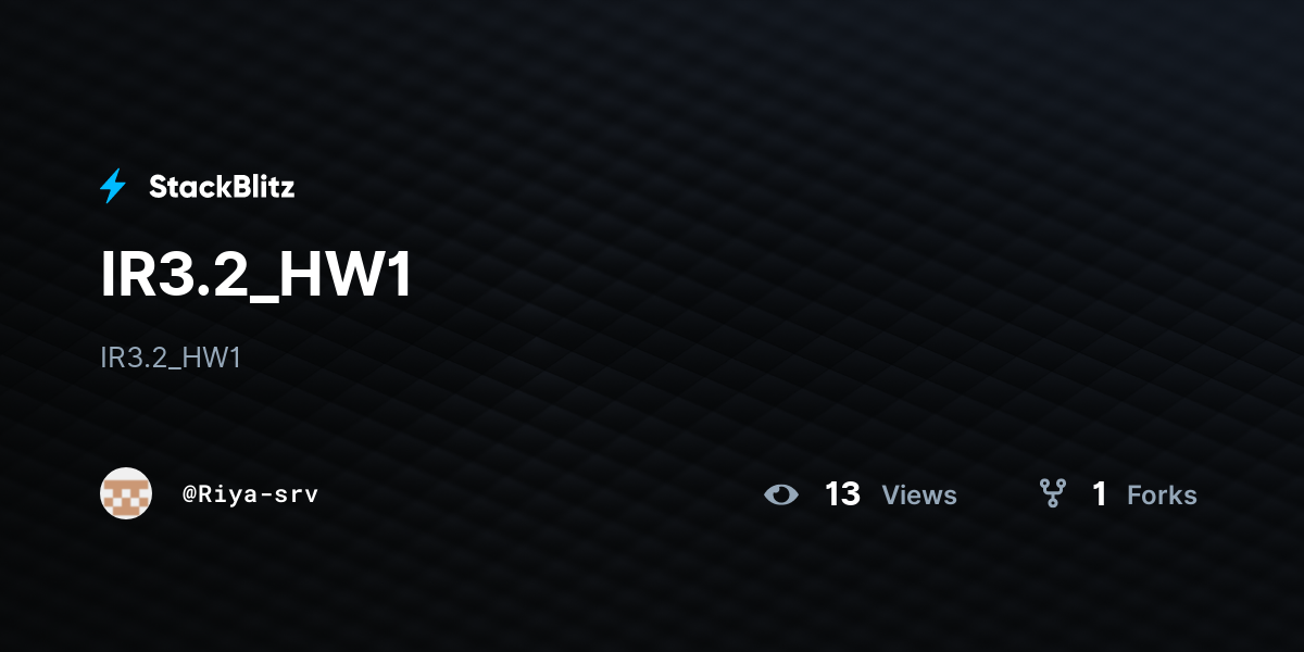IR3.2_HW1 - StackBlitz