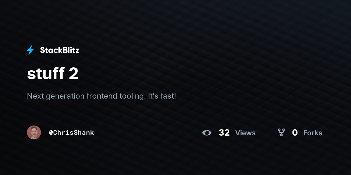 stuff 2 - StackBlitz