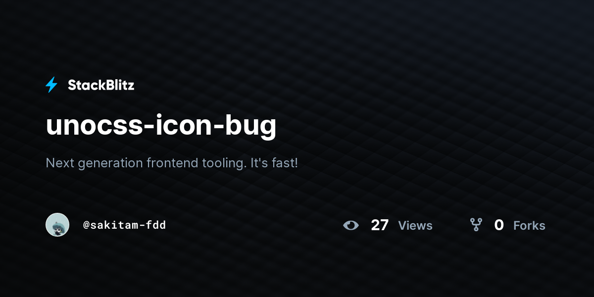 unocss-icon-bug - StackBlitz