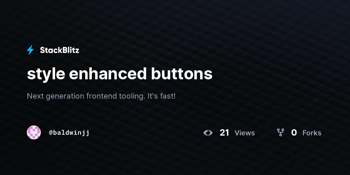 style enhanced buttons - StackBlitz