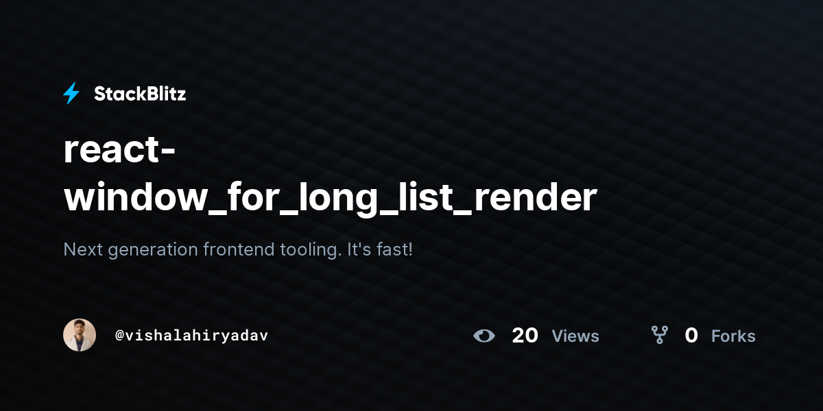 react-window_for_long_list_render - StackBlitz