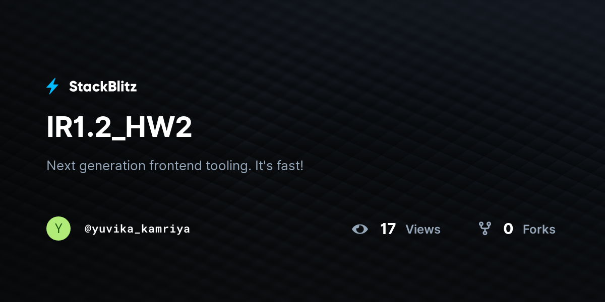 IR1.2_HW2 - StackBlitz