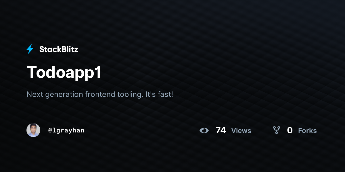 Todoapp1 - StackBlitz