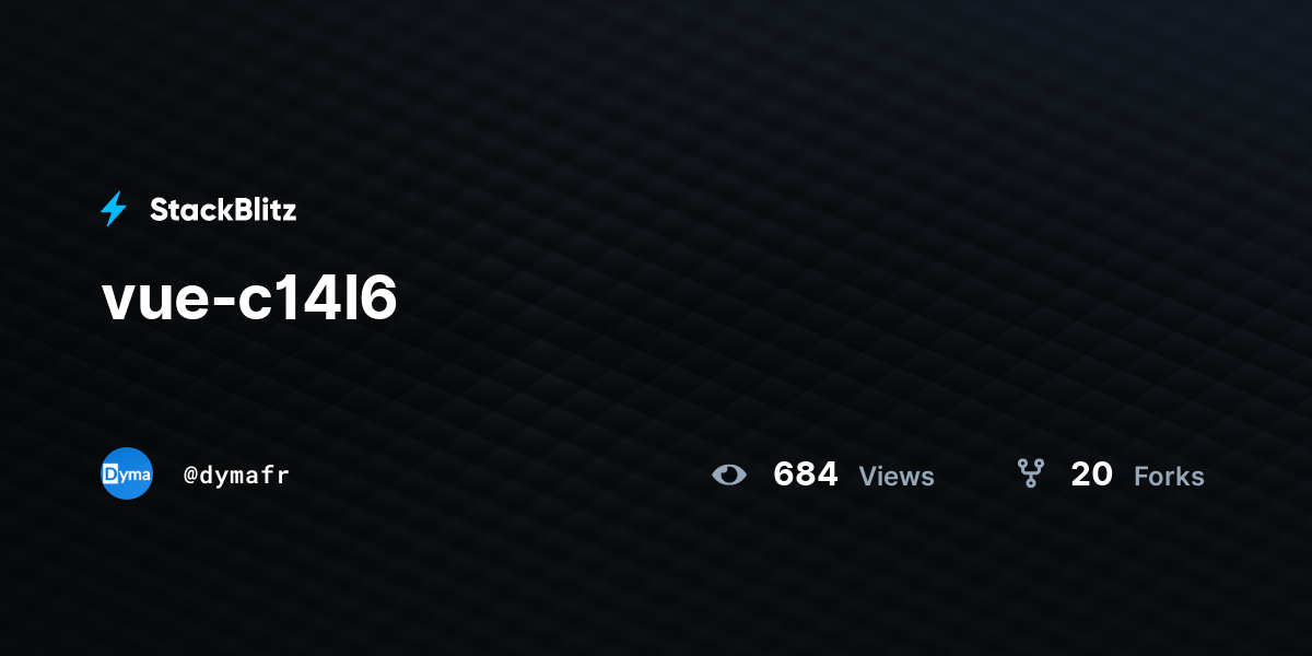 vue-c14l6 - StackBlitz