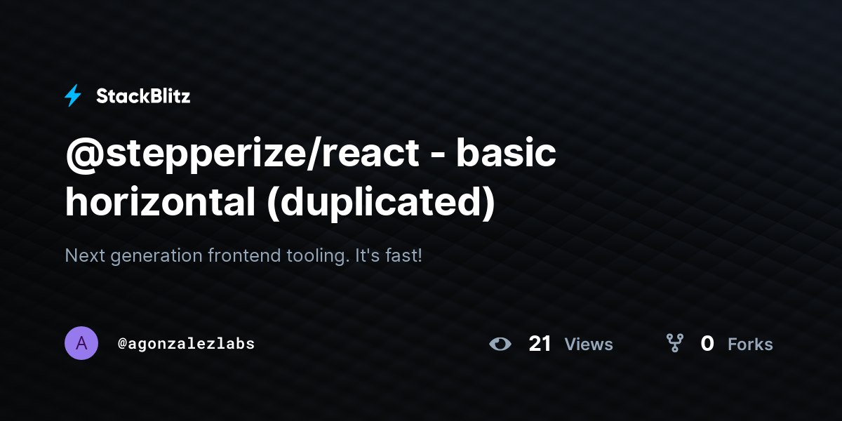 @stepperize/react - basic horizontal (duplicated) - StackBlitz