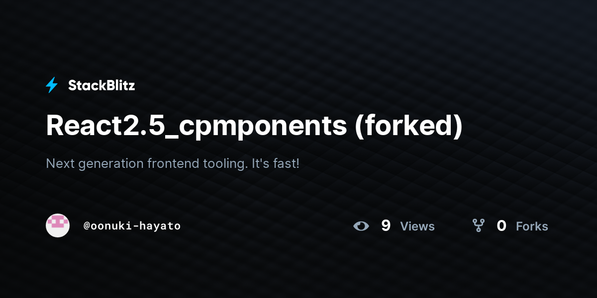 React2.5_cpmponents (forked) - StackBlitz