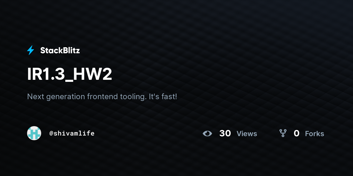 IR1.3_HW2 - StackBlitz