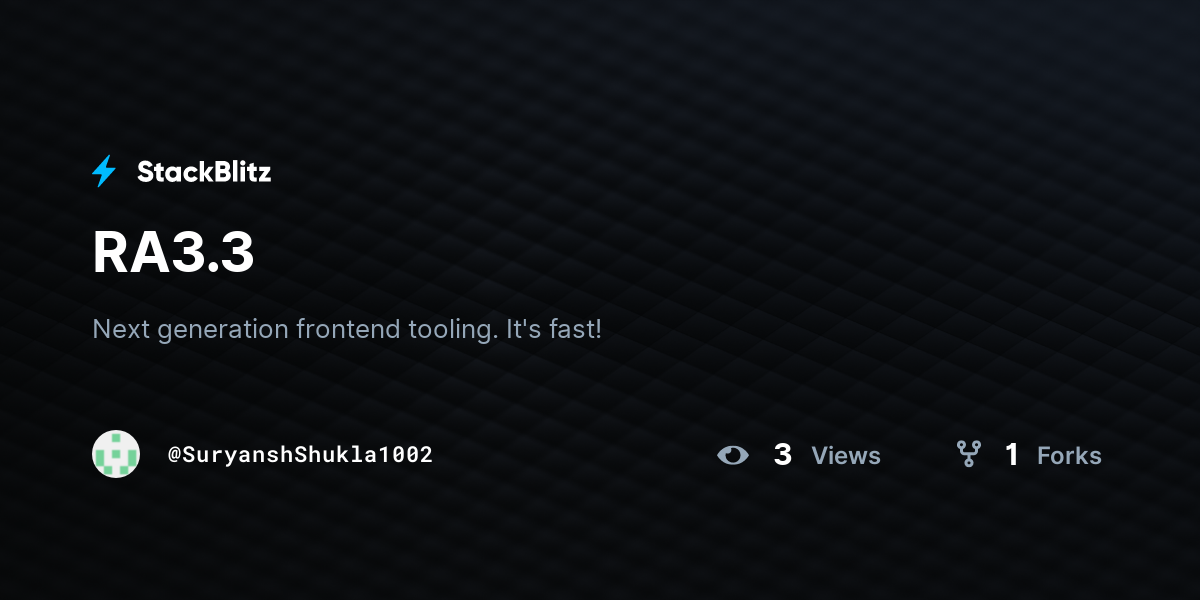 RA3.3 - StackBlitz