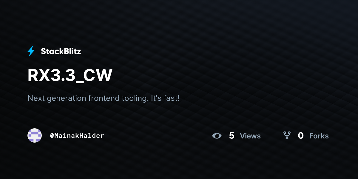 RX3.3_CW - StackBlitz