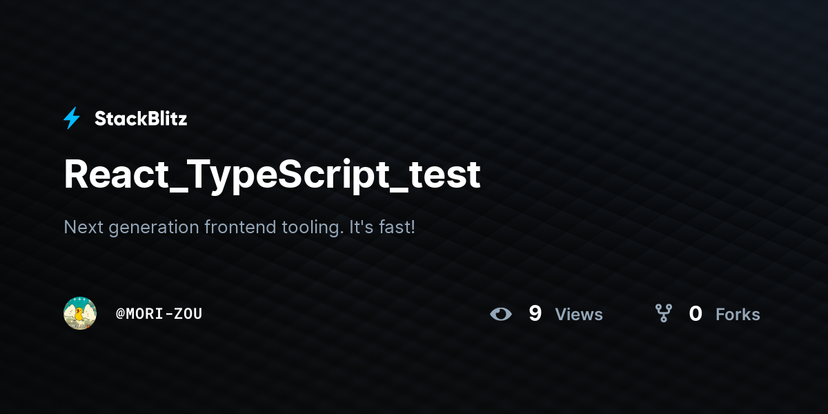 React_TypeScript_test - StackBlitz