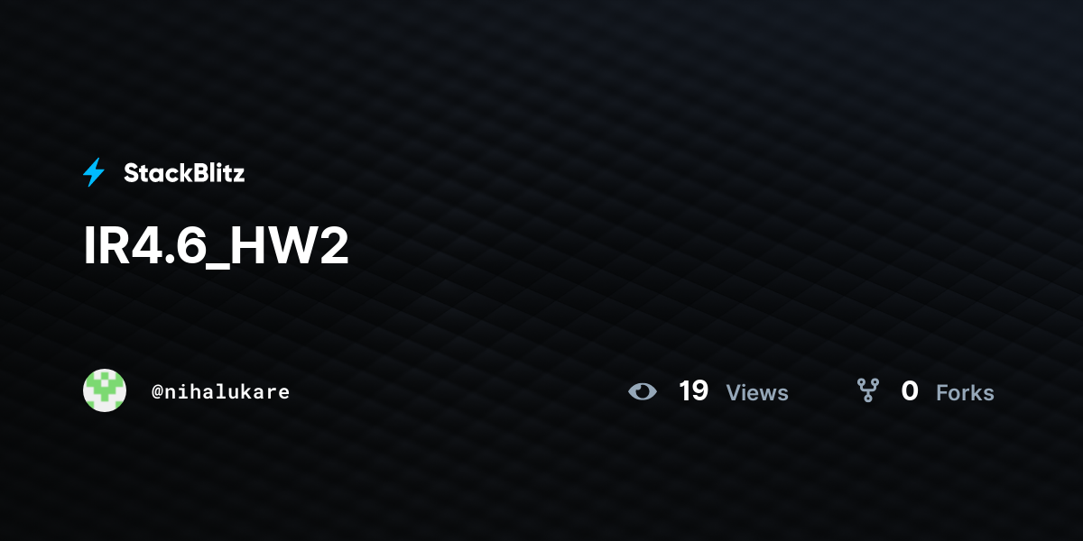 IR4.6_HW2 - StackBlitz