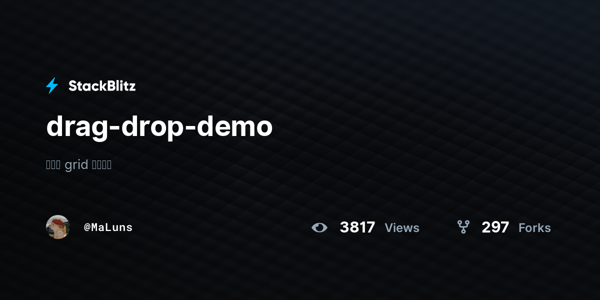 drag-drop-demo - StackBlitz