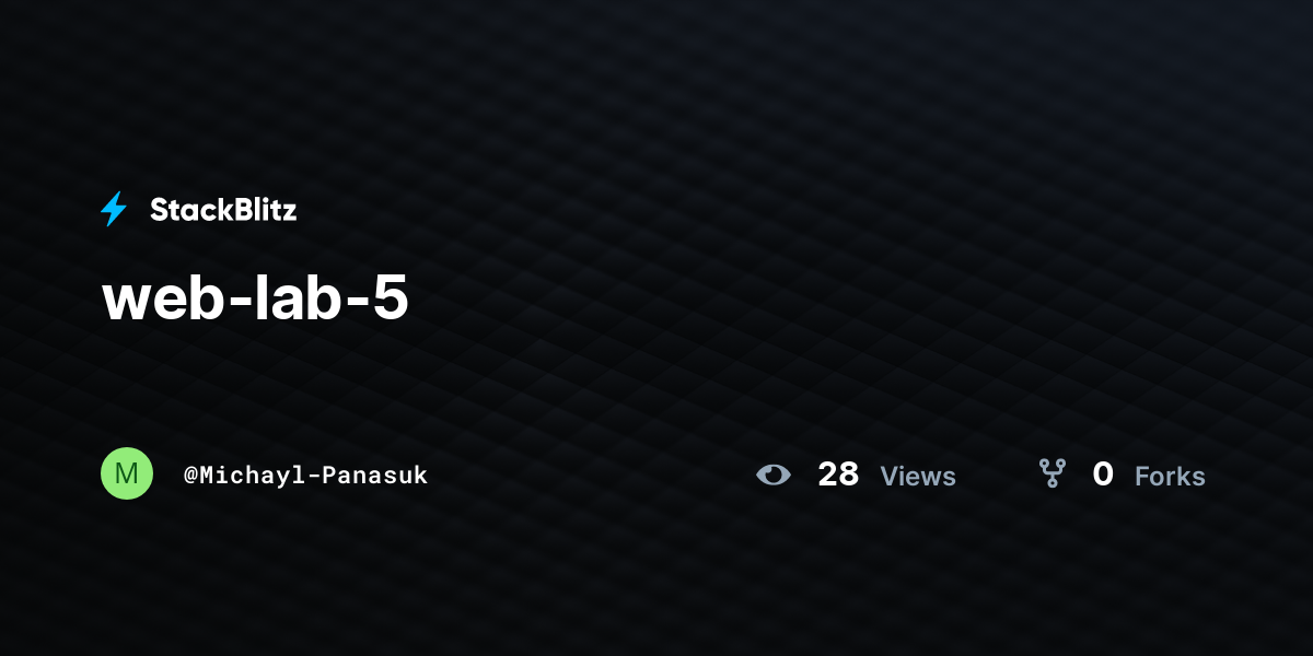 web-lab-5 - StackBlitz