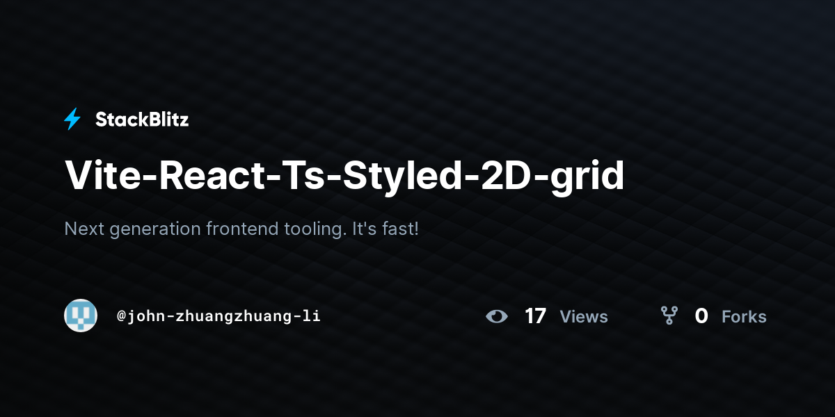 Vite-React-Ts-Styled-2D-grid - StackBlitz