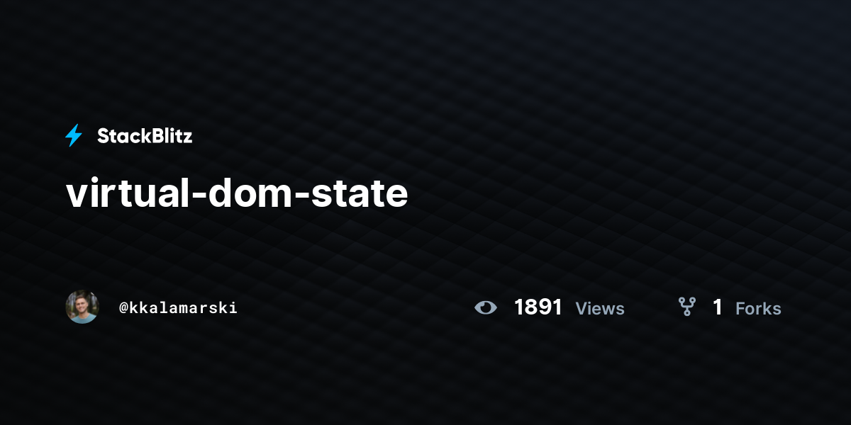 virtual-dom-state - StackBlitz