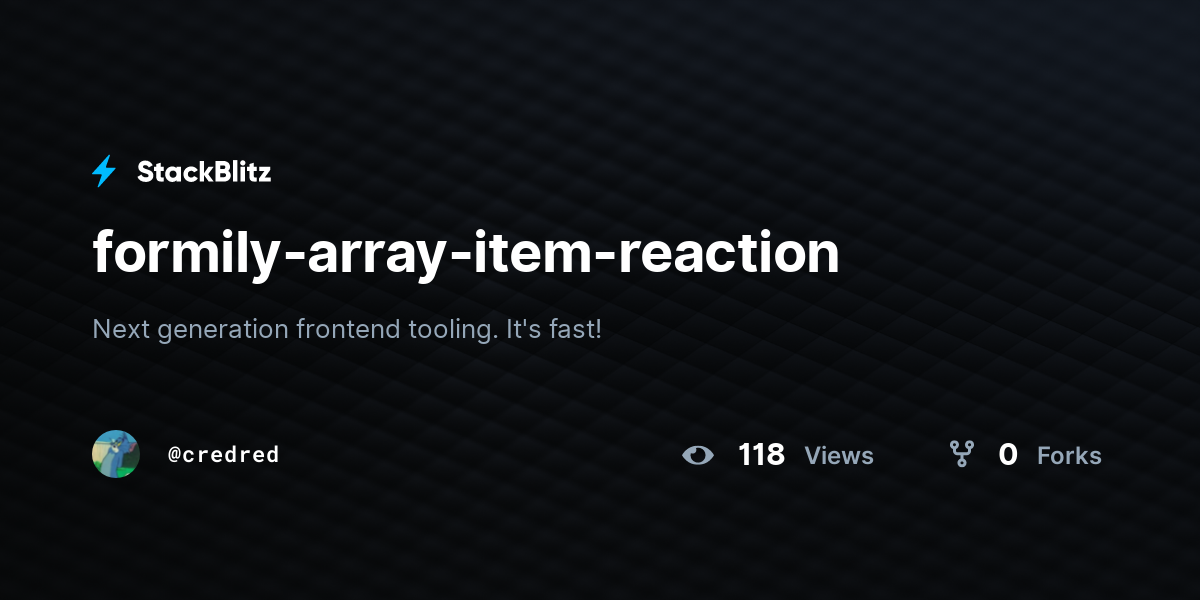 formily-array-item-reaction - StackBlitz
