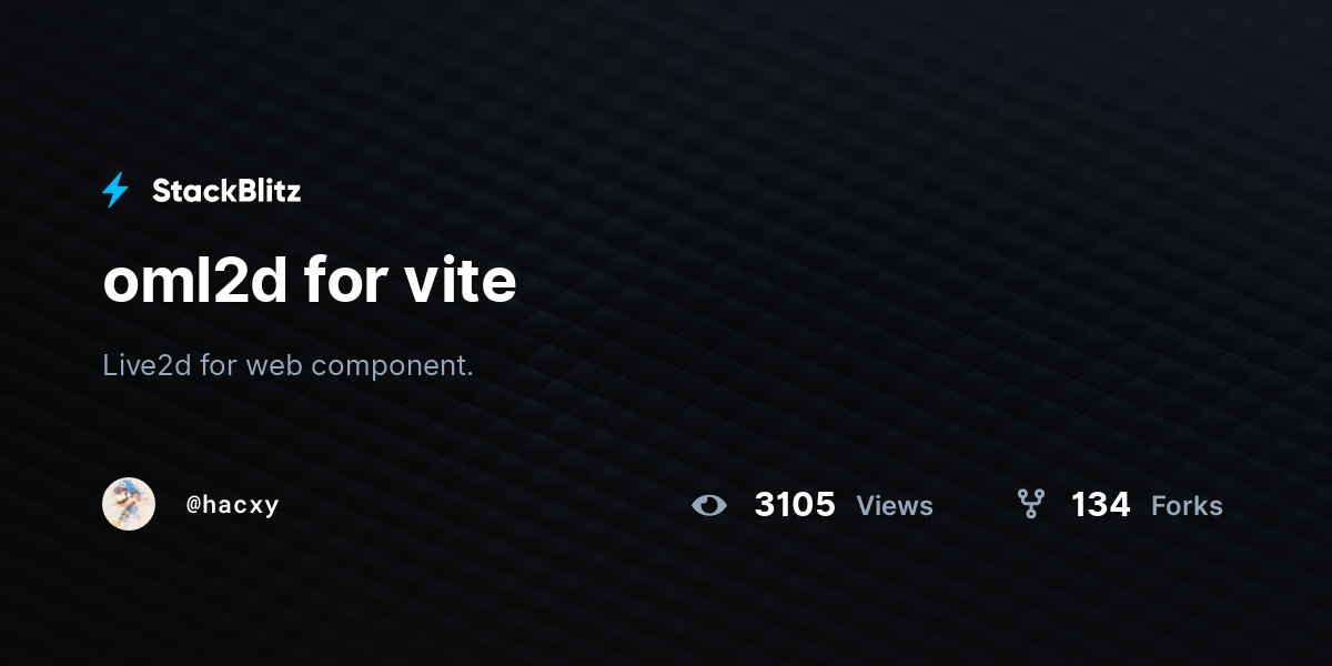 oml2d for vite - StackBlitz