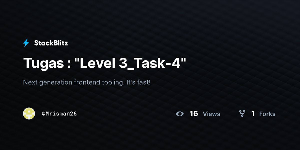 Tugas : "Level 3_Task-4" - StackBlitz