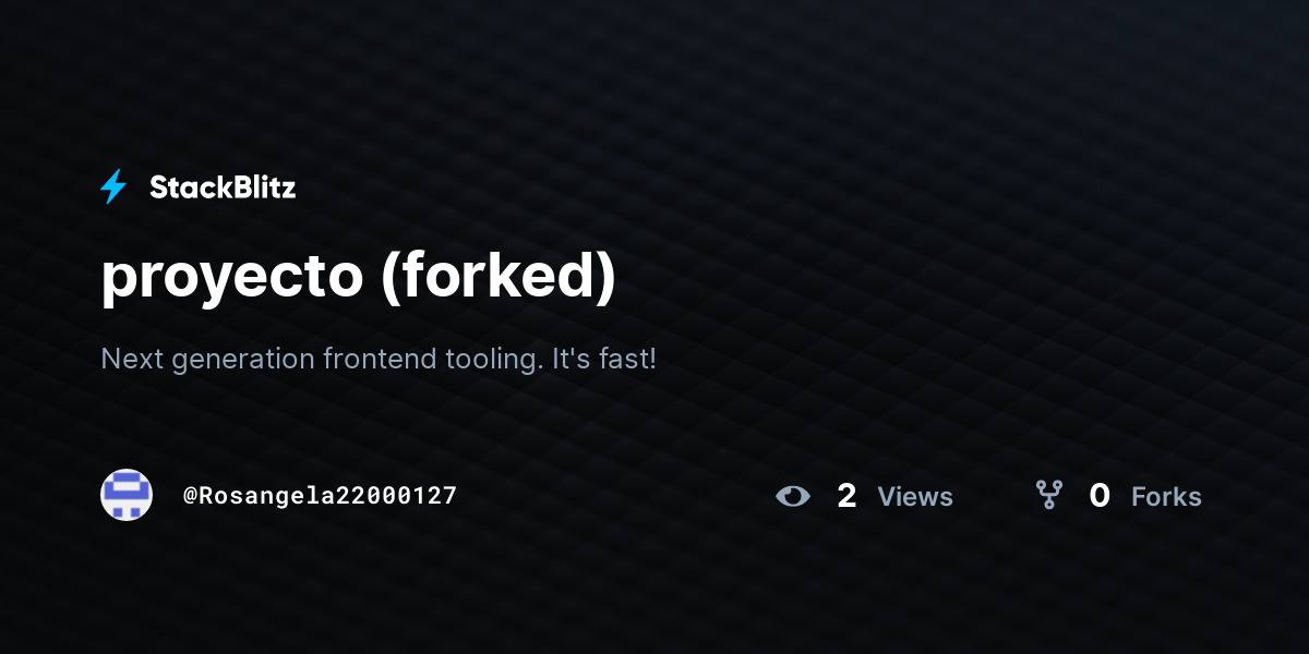 proyecto (forked) - StackBlitz