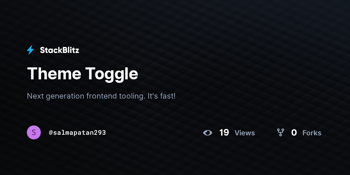 Theme Toggle - StackBlitz
