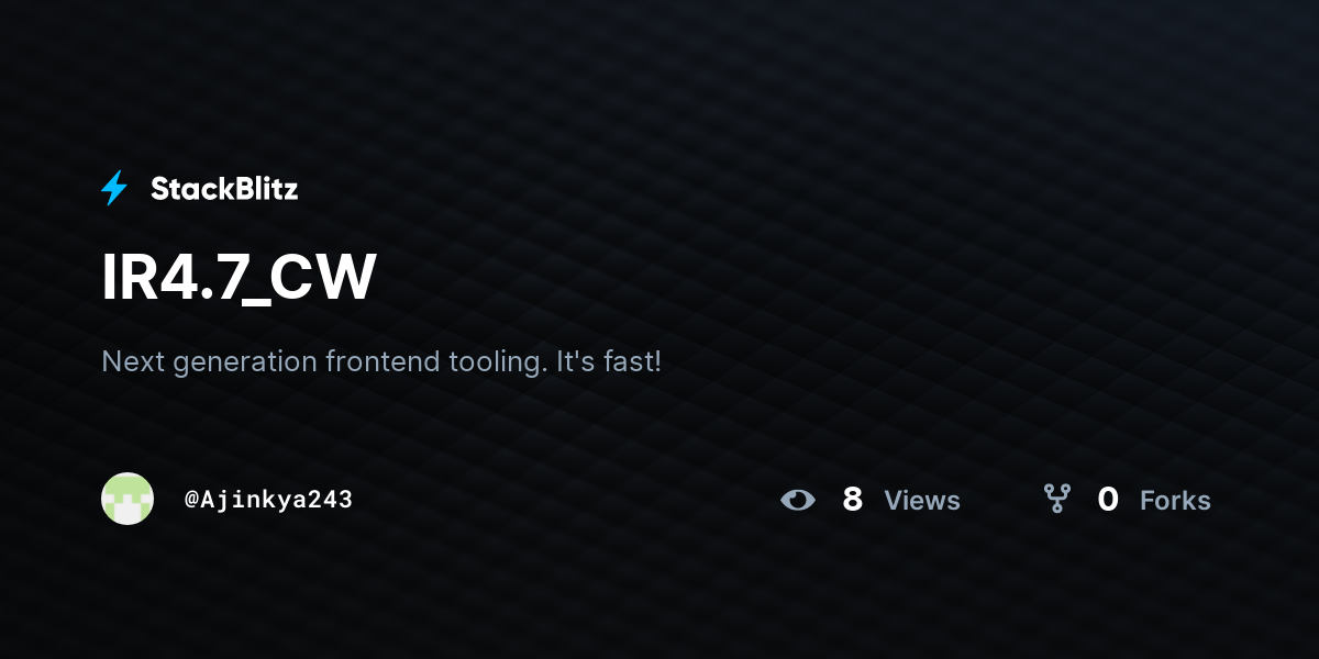 IR4.7_CW - StackBlitz