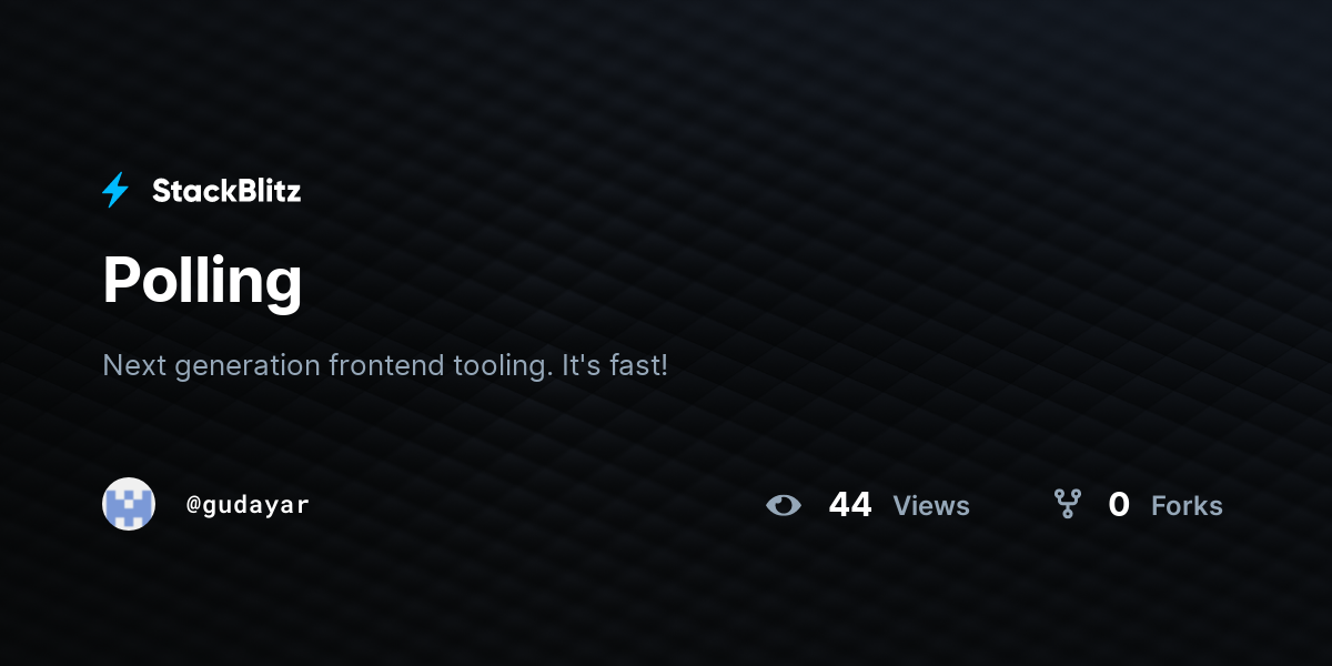 Polling - StackBlitz