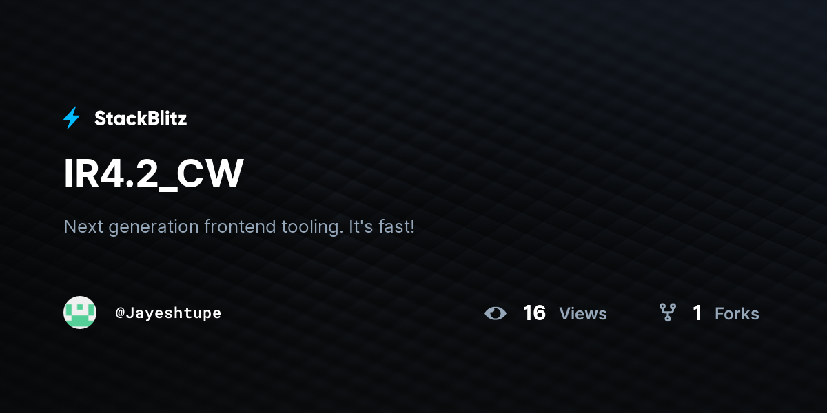 IR4.2_CW - StackBlitz