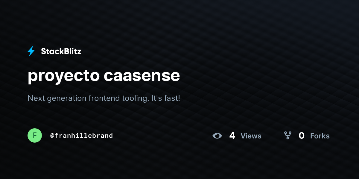 proyecto caasense - StackBlitz