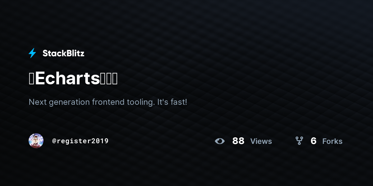 仿Echarts仪表盘 - StackBlitz