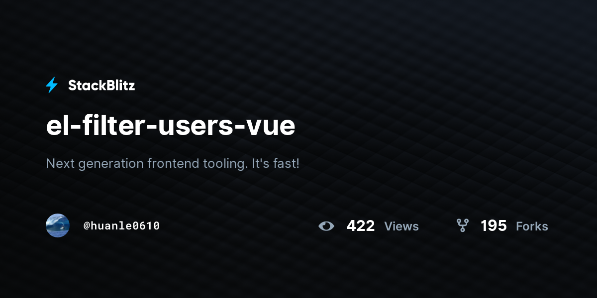 el-filter-users-vue - StackBlitz