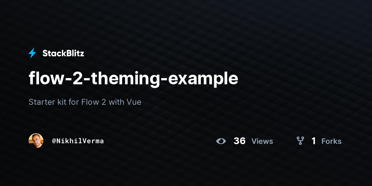 flow-2-theming-example - StackBlitz