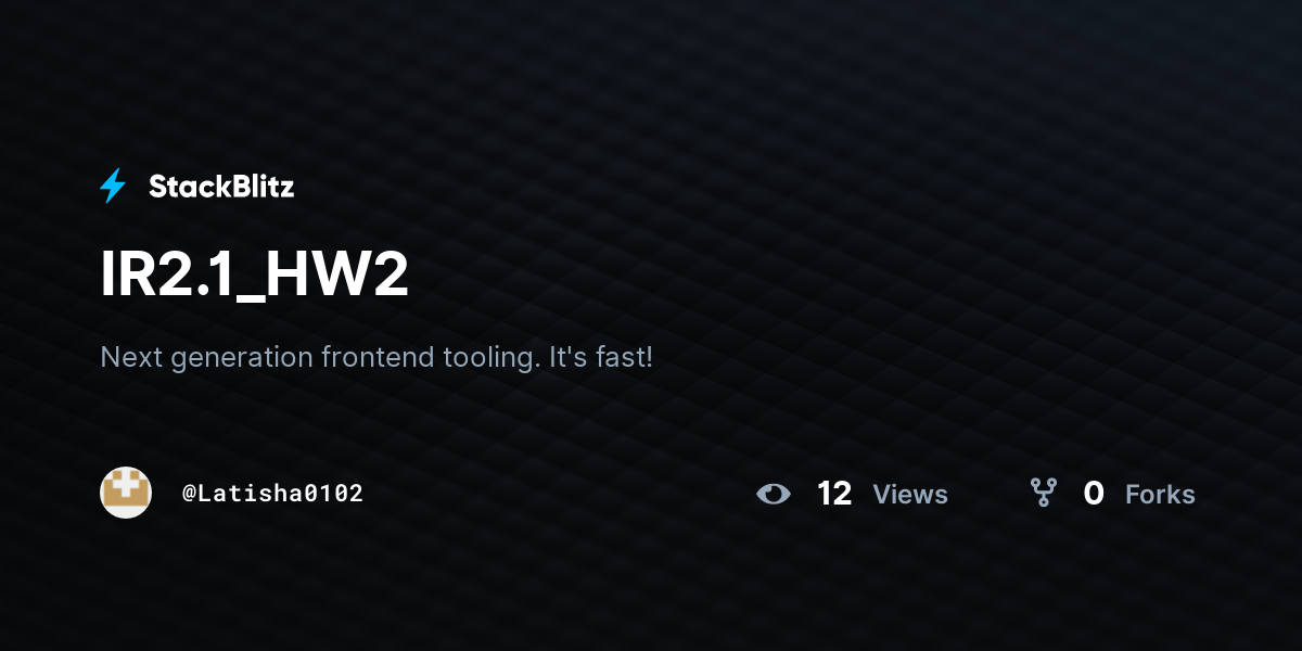 IR2.1_HW2 - StackBlitz