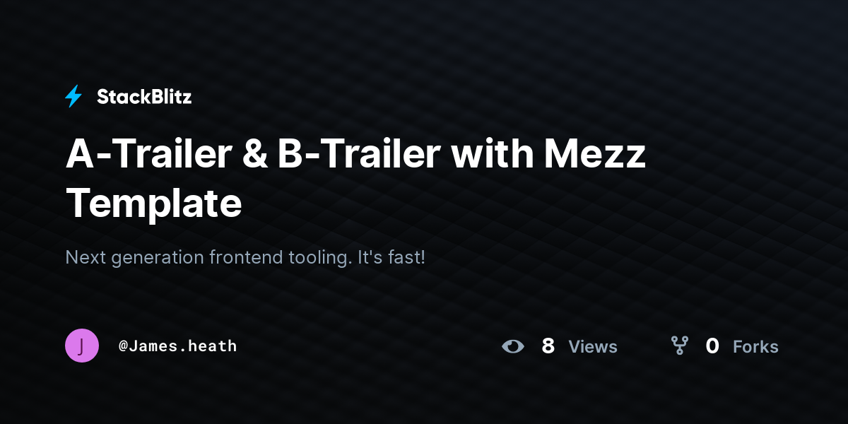 A-Trailer & B-Trailer with Mezz Template - StackBlitz