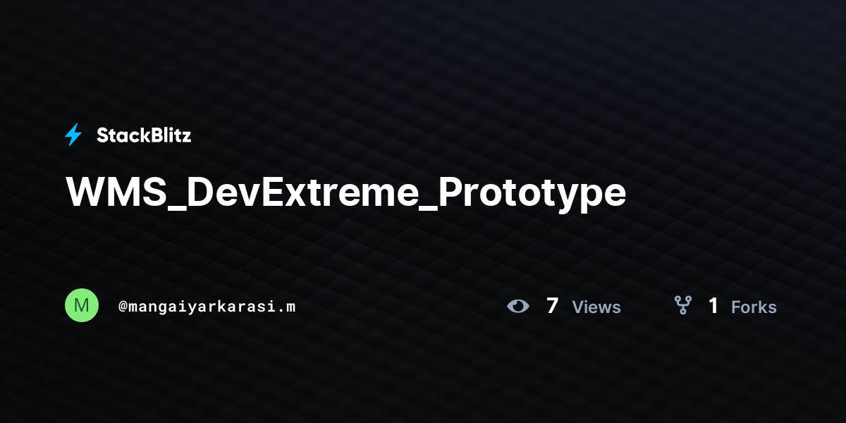 WMS_DevExtreme_Prototype - StackBlitz